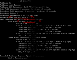 ASA – ACTIVE/STANDBY Failover – Adrian Danek – support portal